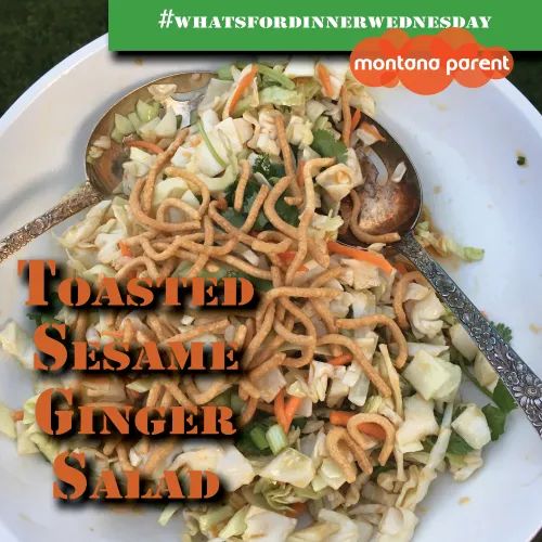 Toasted Sesame Ginger Salad